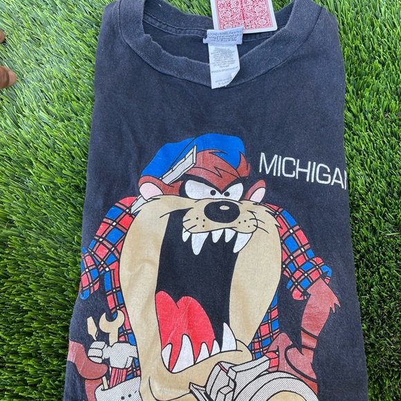 Shirts | Vintage 1993 Taz Michigan Tee | Poshmark
